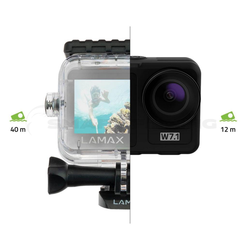 LAMAX W7.1 4K – Sportkamera | Smart Fishing | Akciókamerák